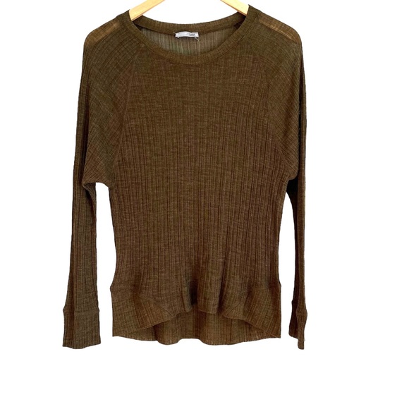Zara | Tops | Zara Ribbed Semi Sheer Top | Poshmark